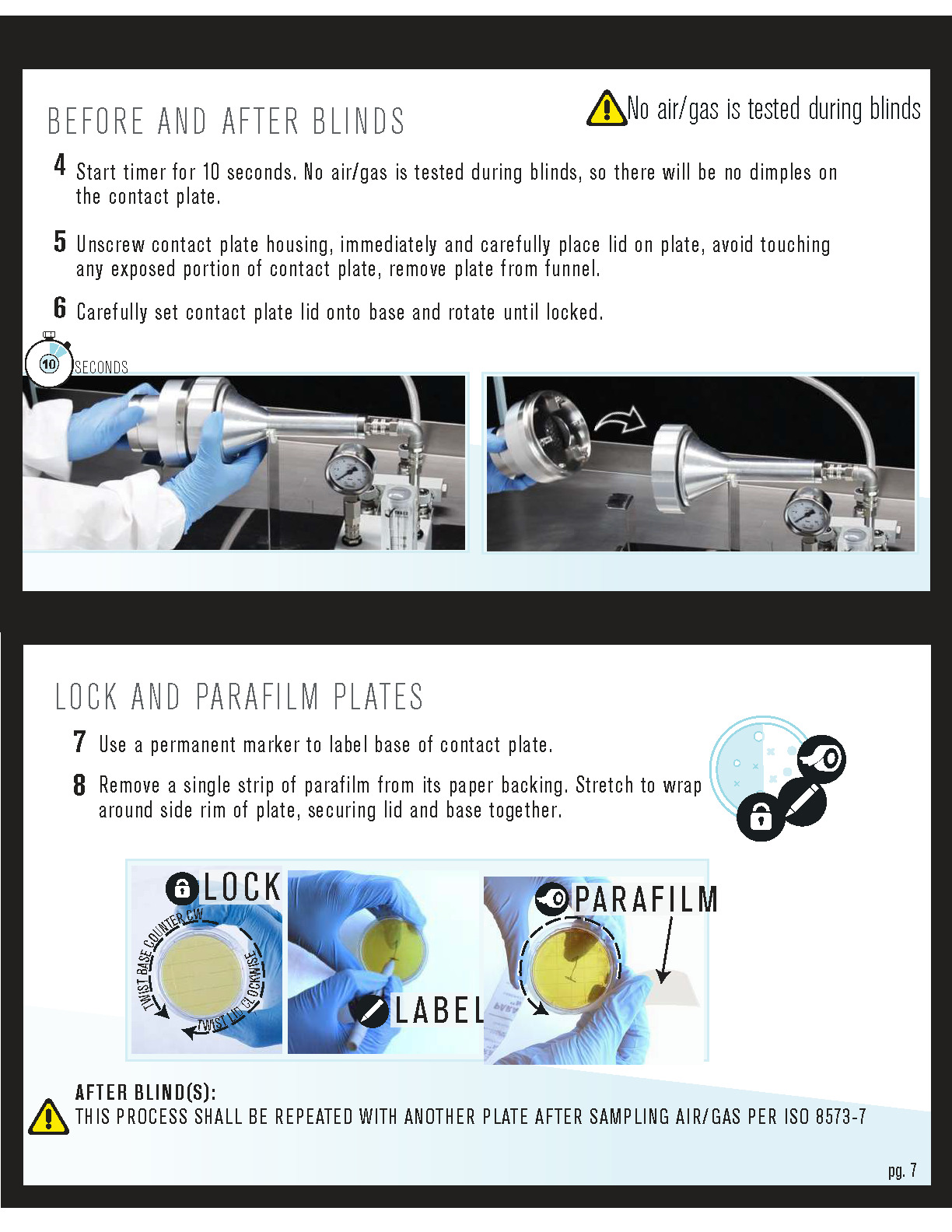 Instrucciones de muestreo microbiano - Trace Analytics, the AirCheck Lab