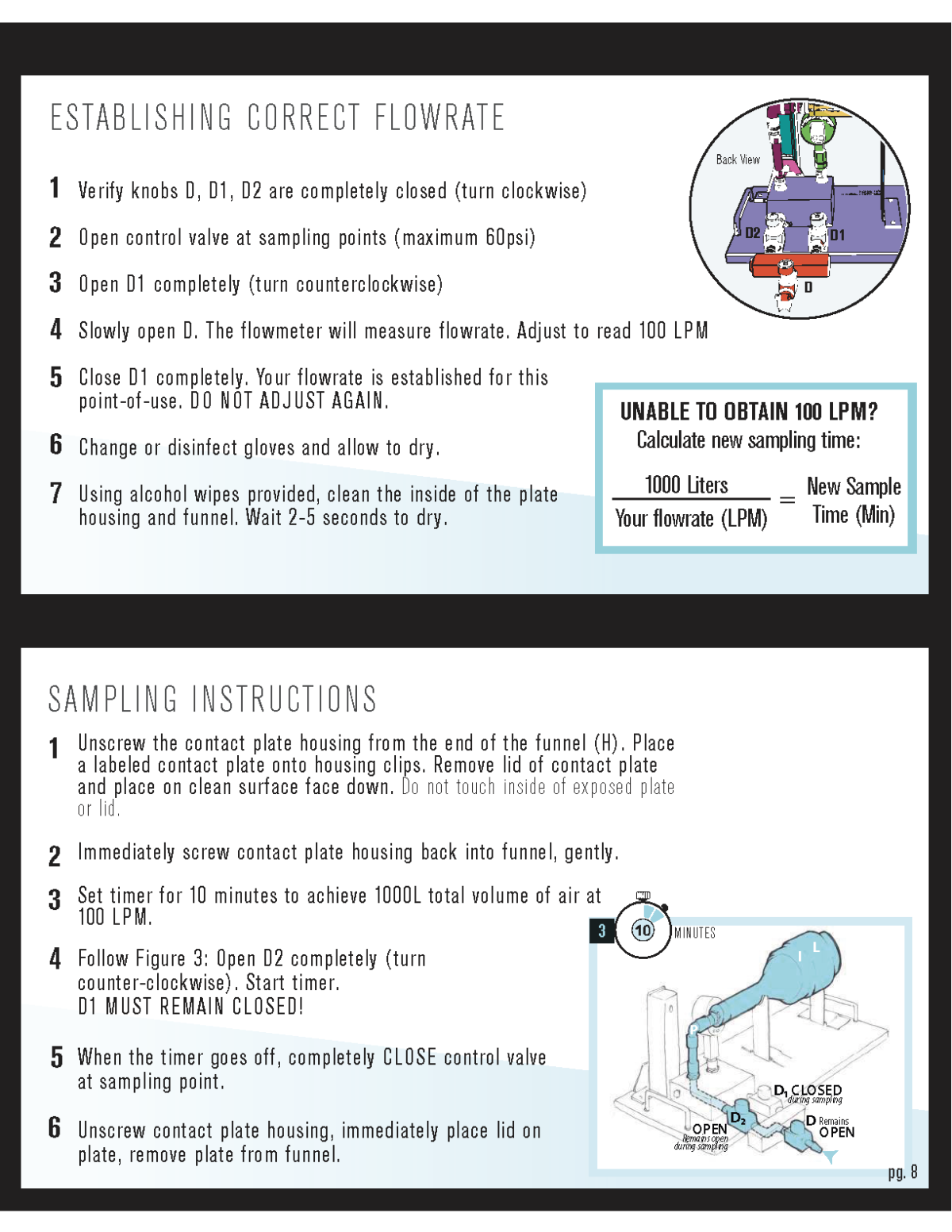 Instrucciones de muestreo microbiano - Trace Analytics, the AirCheck Lab