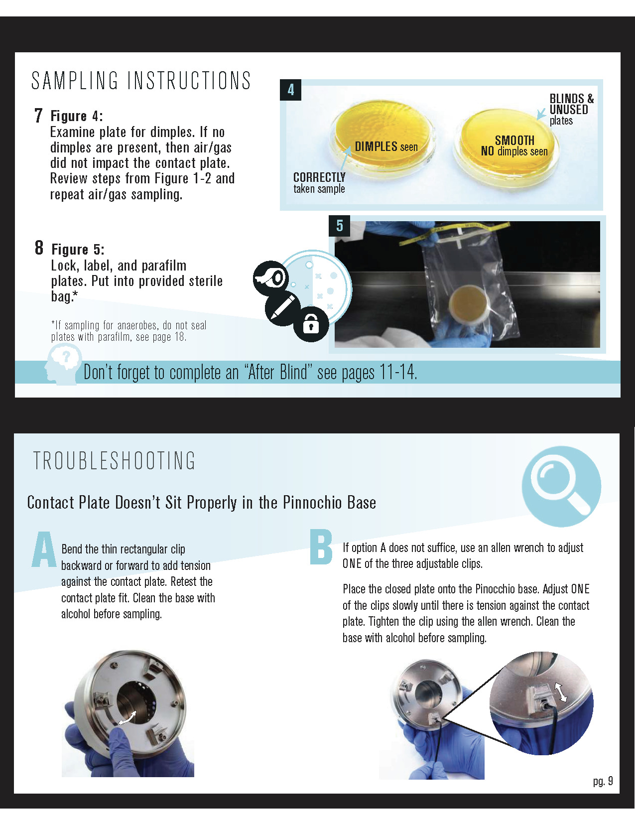Instrucciones de muestreo microbiano - Trace Analytics, the AirCheck Lab